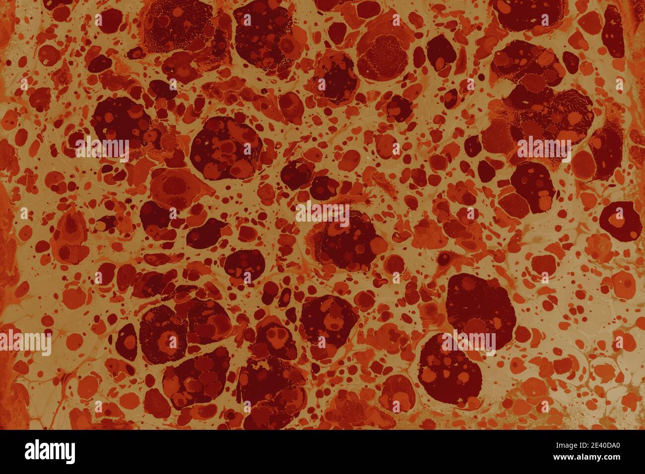 Texture of paper marbling design pattern in shades of red Stock Photo ...