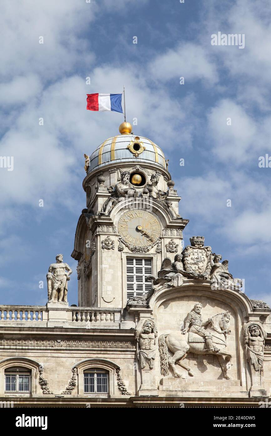City hall in lyon france hi-res stock photography and images - Alamy