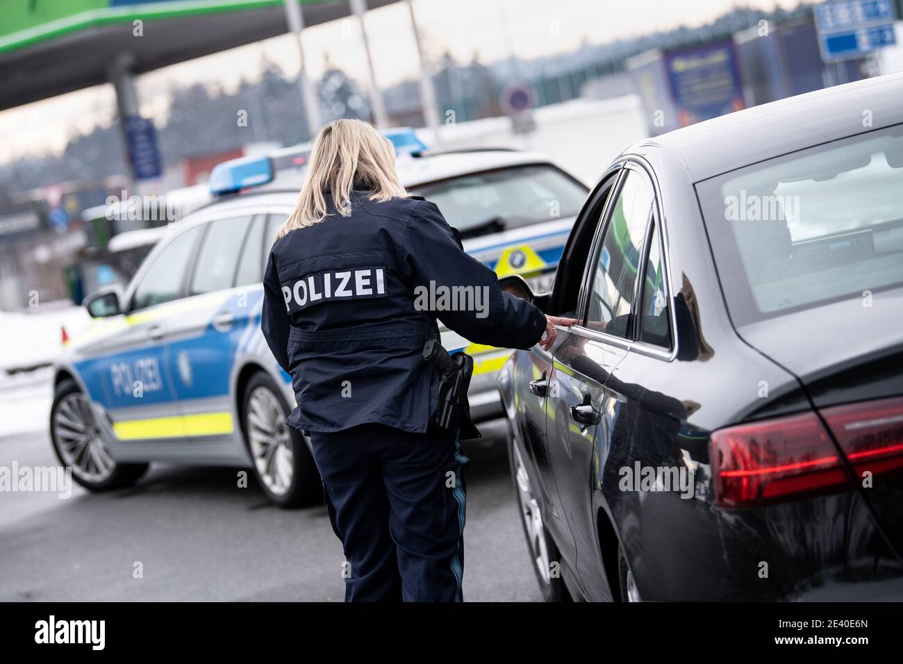 German border police vehicle hi-res stock photography and images - Alamy