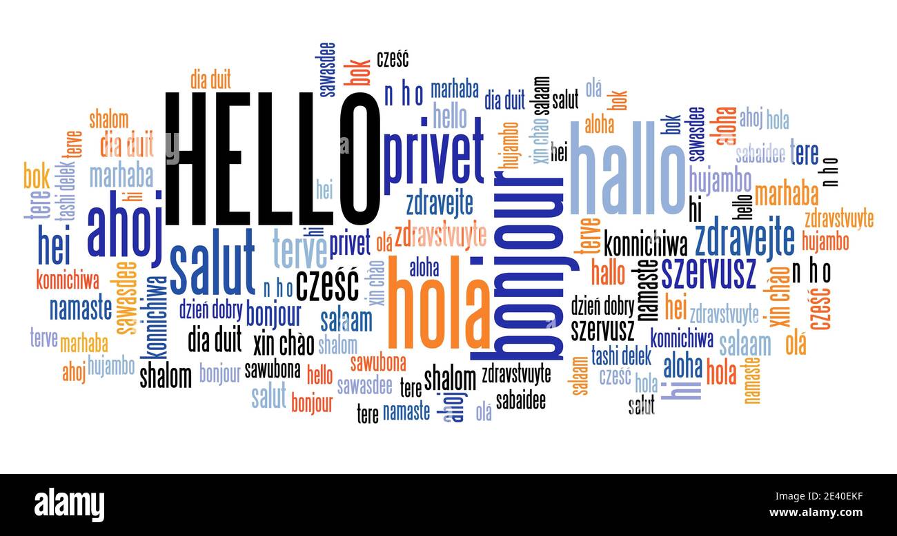 Hello In Different Languages List