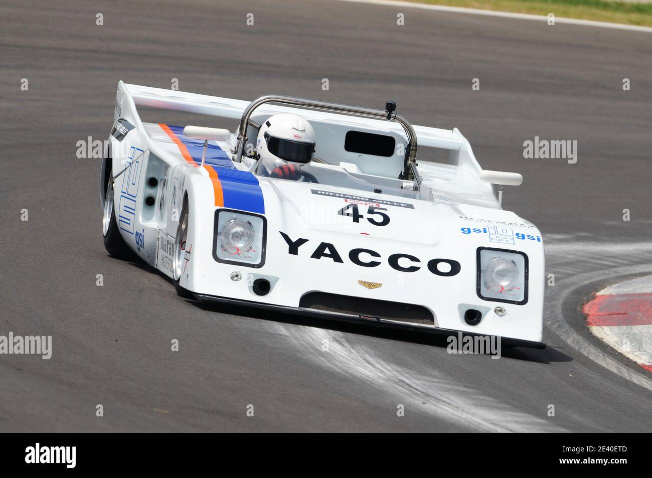 Imola Italy - 8 June 2012: CHEVRON B 36 BDG 1976 driven by S. WATSON ...