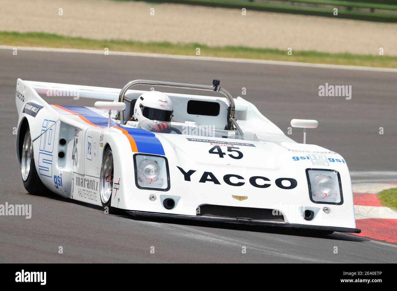 Imola Italy - 8 June 2012: CHEVRON B 36 BDG 1976 driven by S. WATSON ...