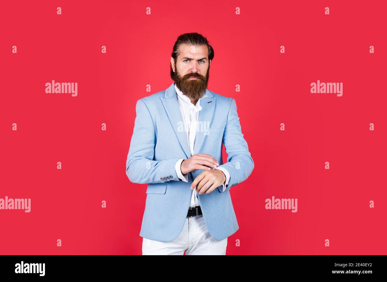 Male beauty standards. formal party dress code. old fashioned bearded ...