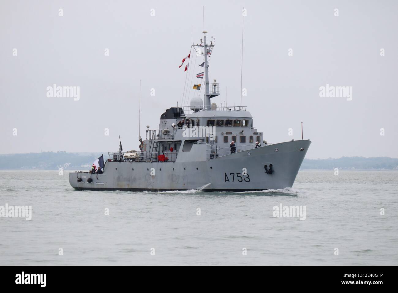The French ship FS Chacal (A753) arrives for a short visit to the Naval Base Stock Photo - Alamy
