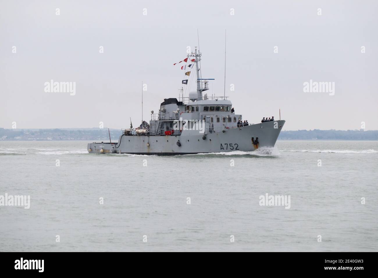 The French Leopard class training ship FS Guepard arrives for a brief ...
