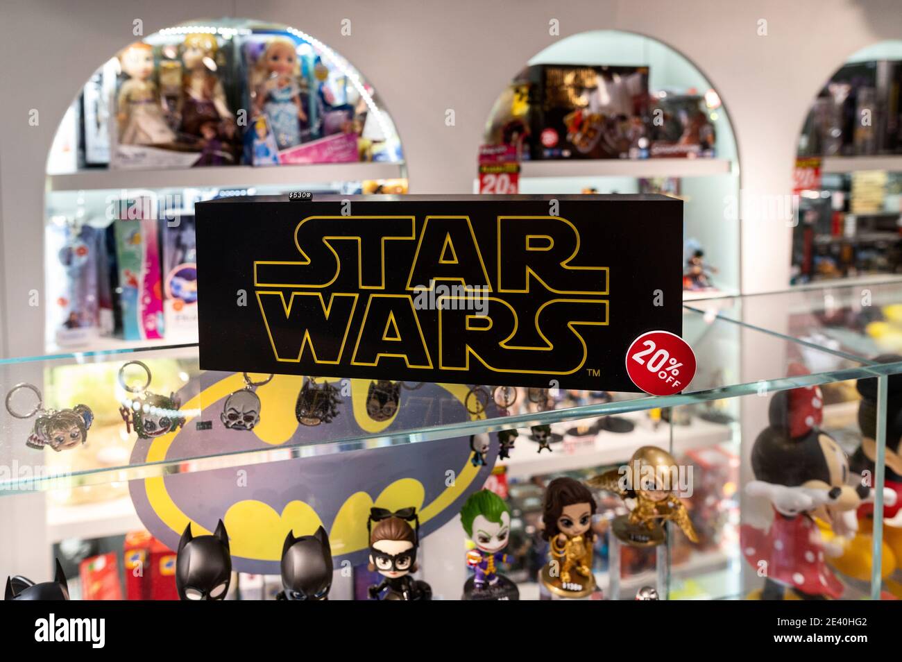 Disney's Star wars movie character figure products and merchandise seen ...