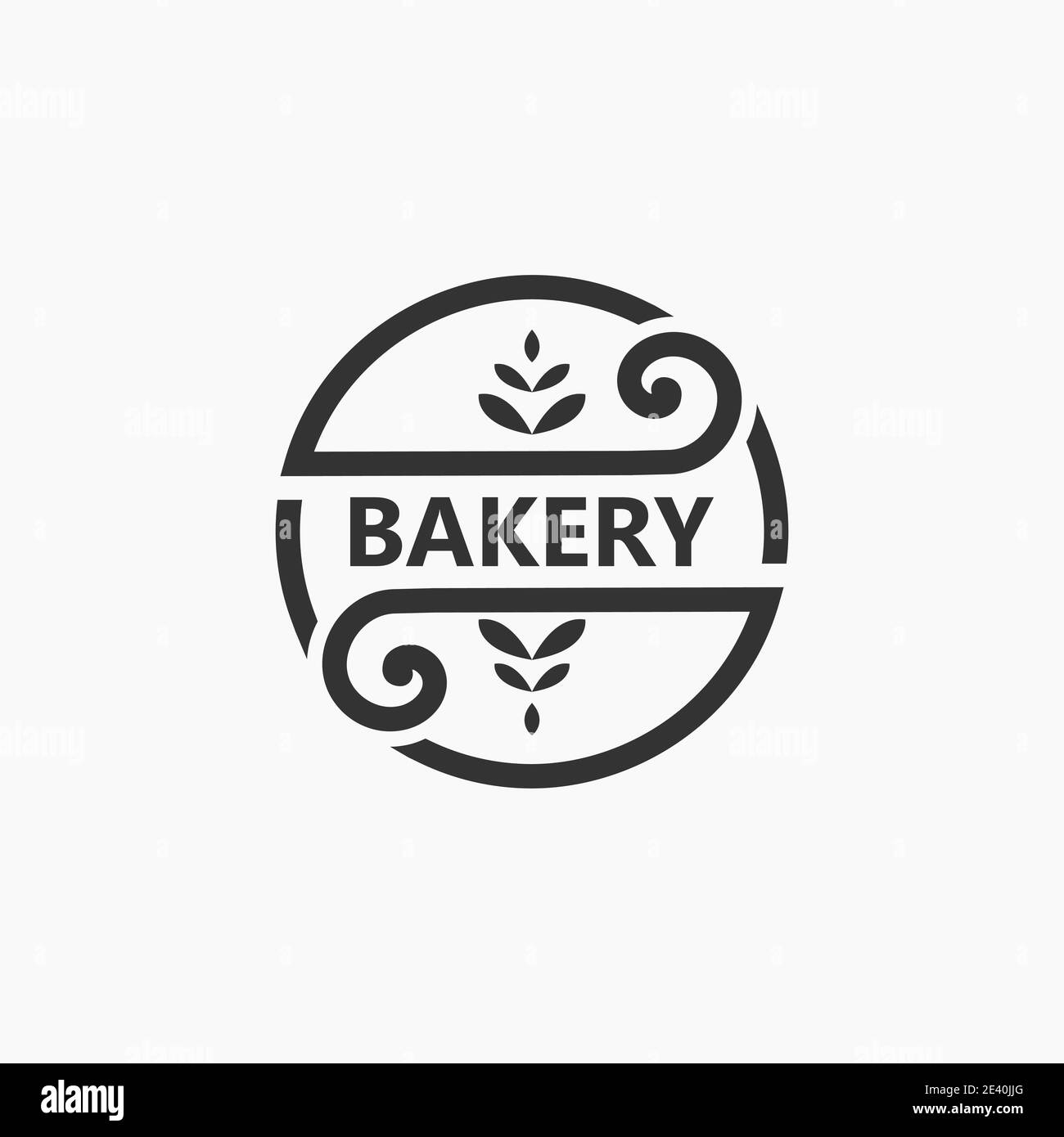 Vintage Circle Bakery Logo Vector Template suitable for restaurant ...