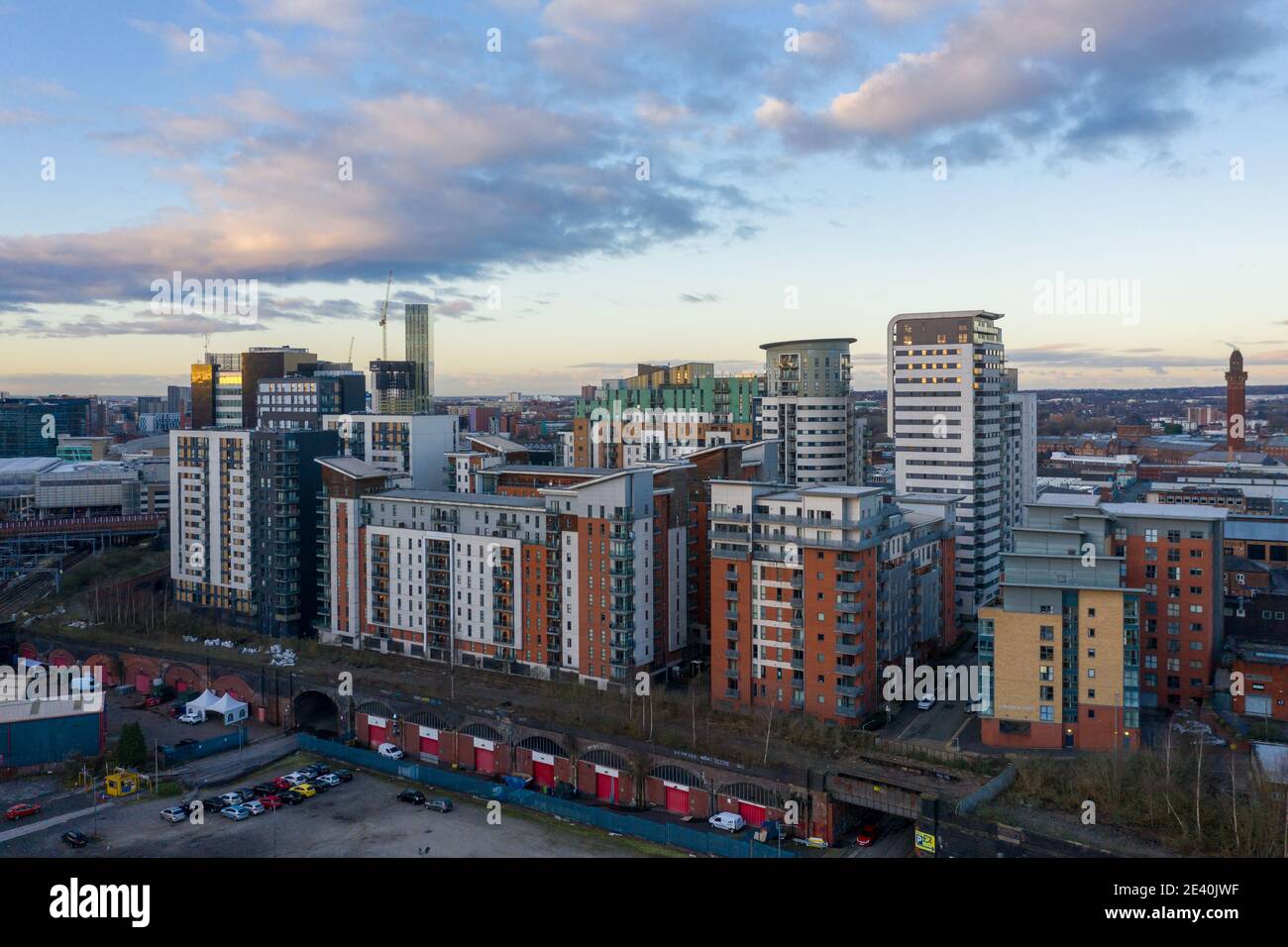 Aerial View Uk Manchester High Resolution Stock Photography and Images ...