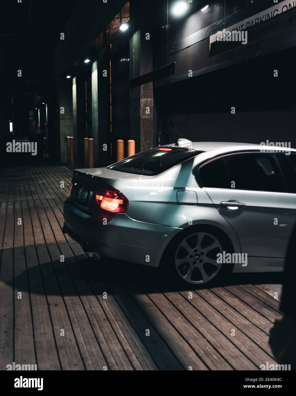Car entering parking lot hi-res stock photography and images - Alamy