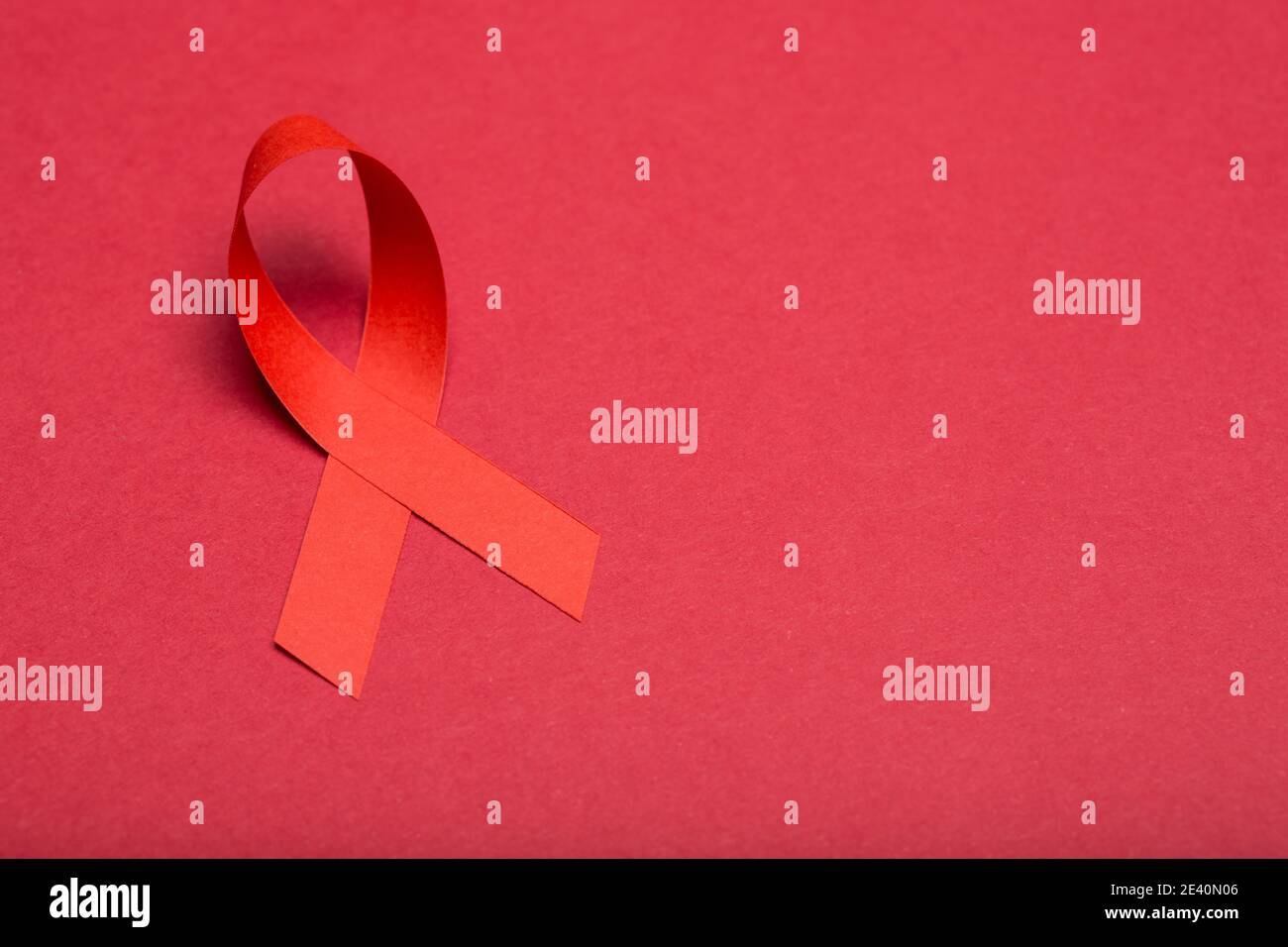 Aid hiv awareness ribbon hi-res stock photography and images - Alamy