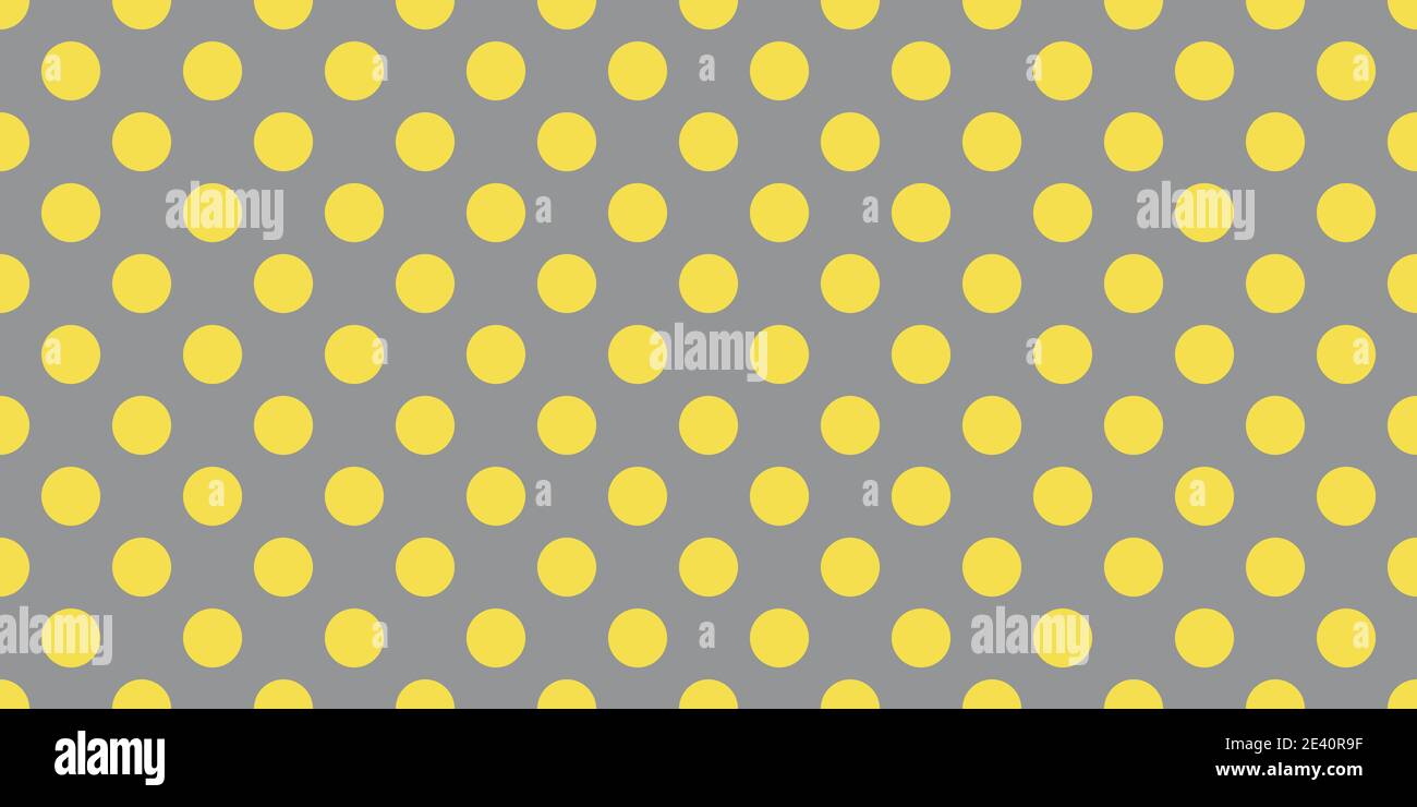 Yellow And Gray Polka Dot Background