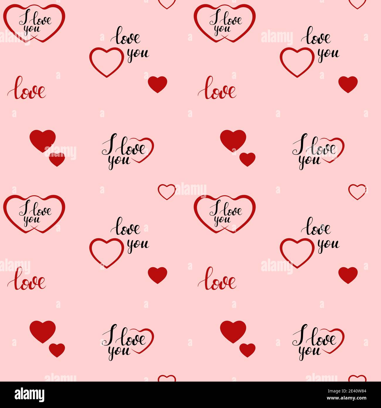 Seamless love hi-res stock photography and images - Alamy