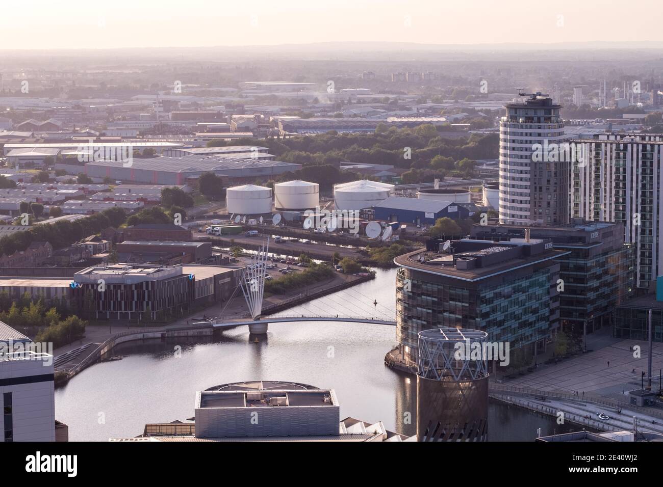 Manchester Uk City Skyline High Resolution Stock Photography and Images ...