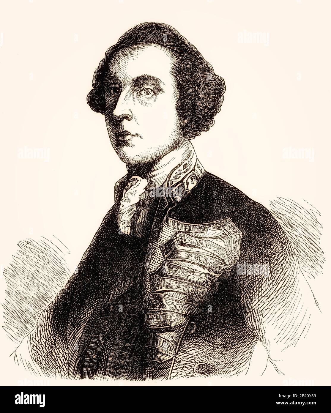 Admiral George Brydges Rodney, 1st Baron Rodney, 1718 – 1792, a British ...