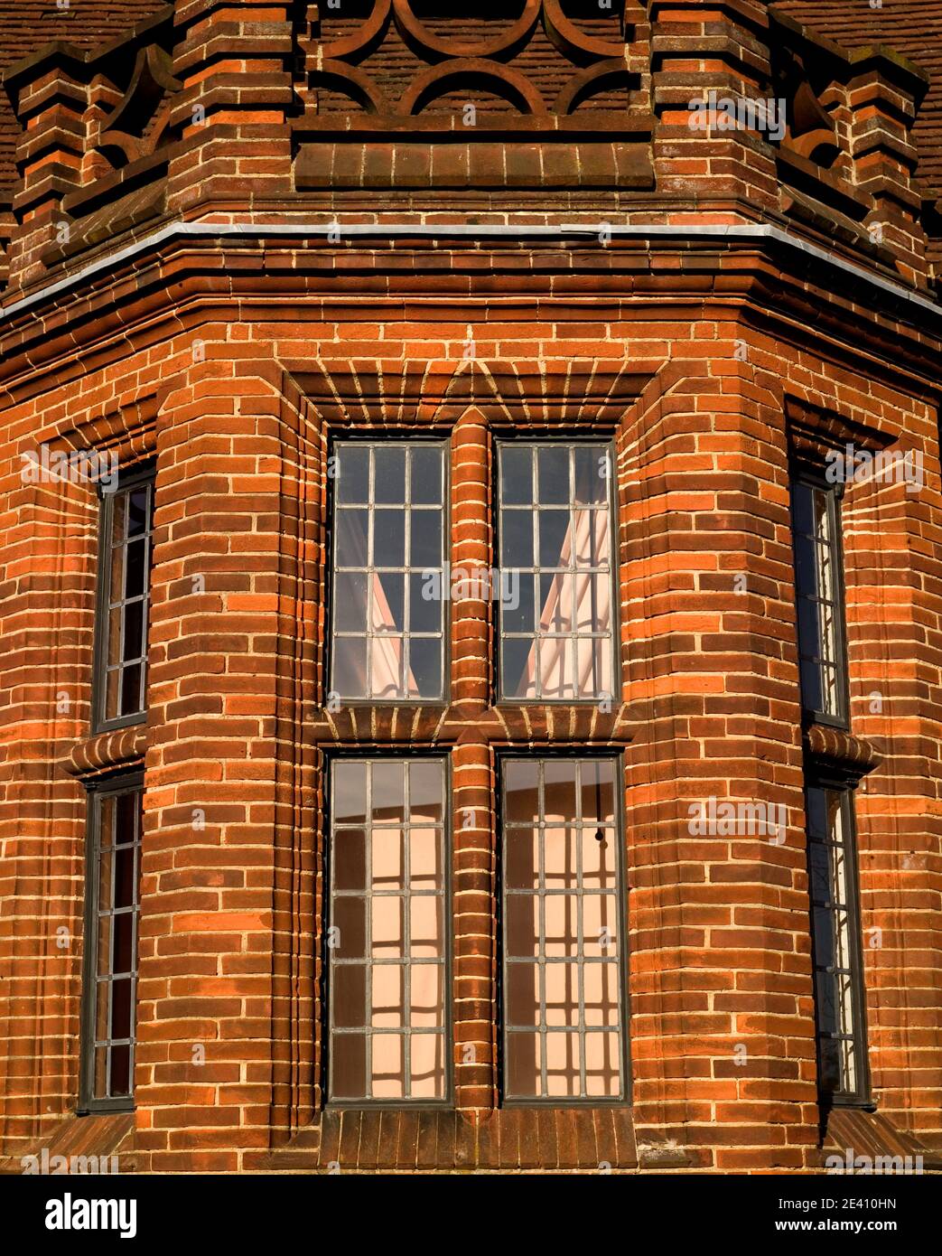 WIndows on the Daneshill Brickworks, designed and built by Sir Edwin ...