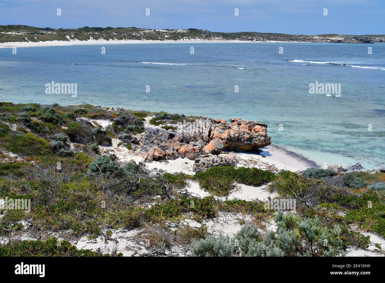 Australia, coast in Salmon bay on Rottnest Island Stock Photo - Alamy