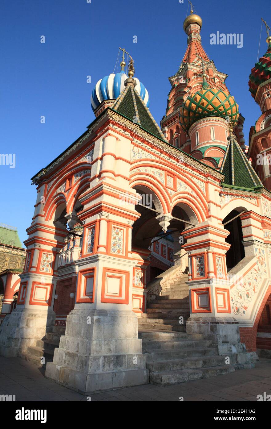 blessed Basil cathedral at day Stock Photo - Alamy