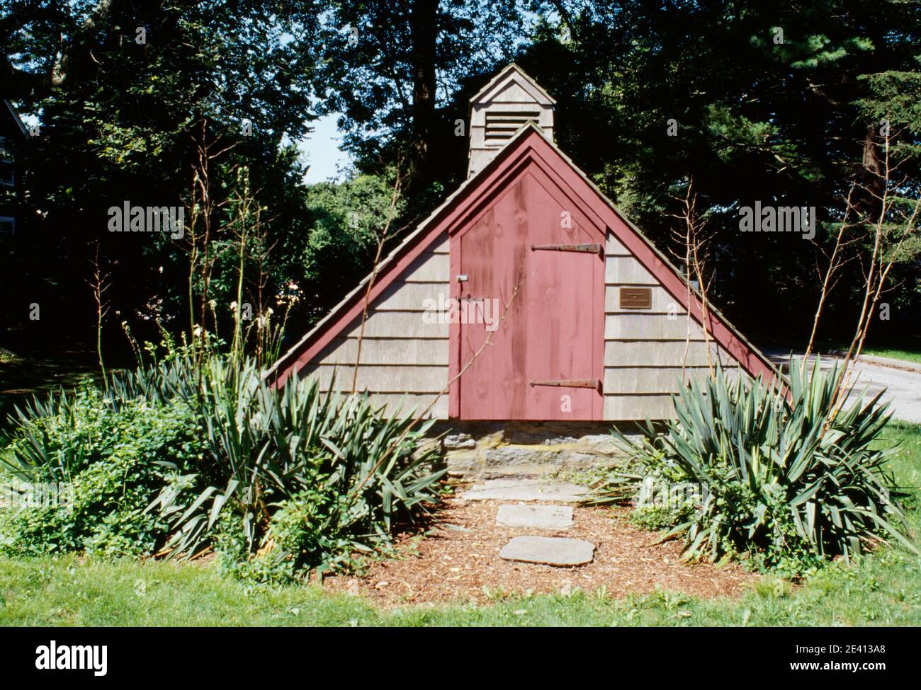 Root house (probably) shingled with ventilation-most structure beneath ...