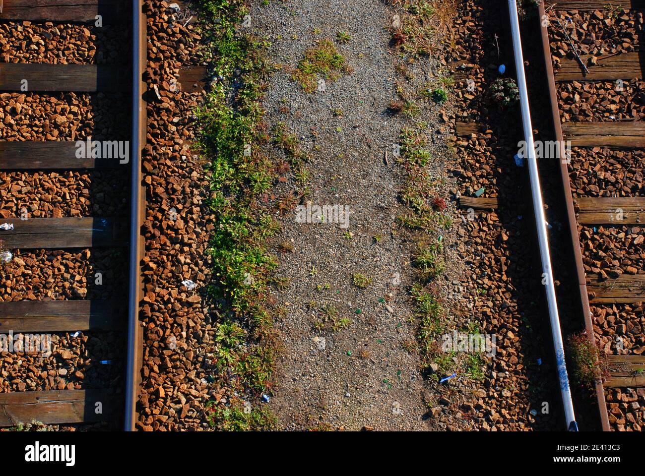 Two railroad tracks hi-res stock photography and images - Alamy