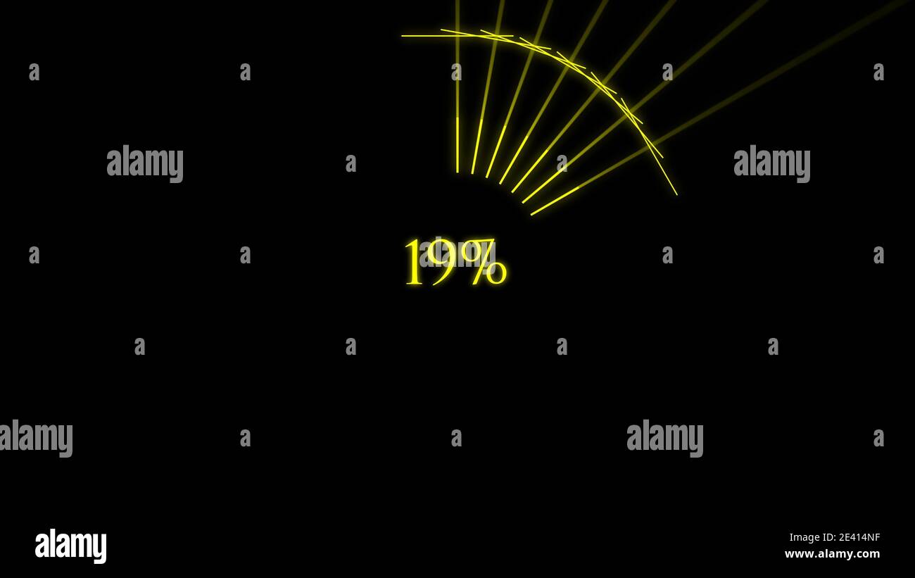 Download, upload, loading process, procents, hi tech infographic ...