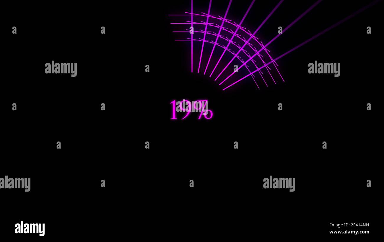 Download, upload, loading process, procents, hi tech infographic ...