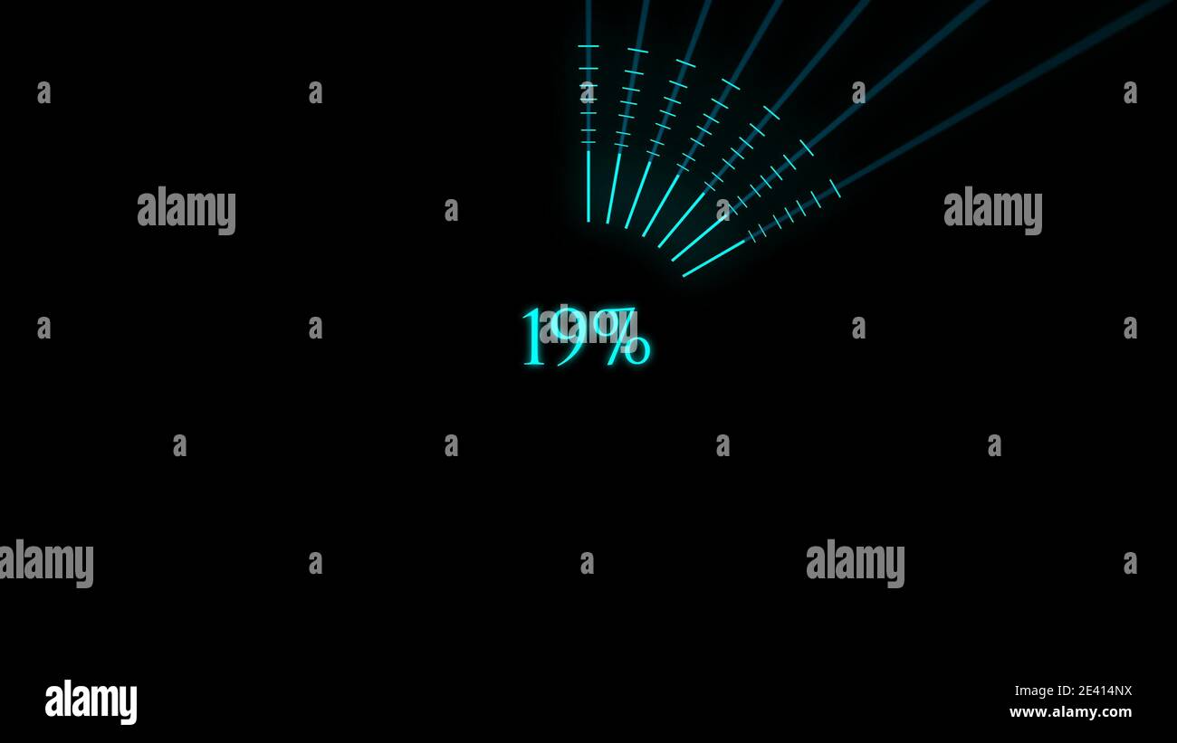 Download, upload, loading process, procents, hi tech infographic ...