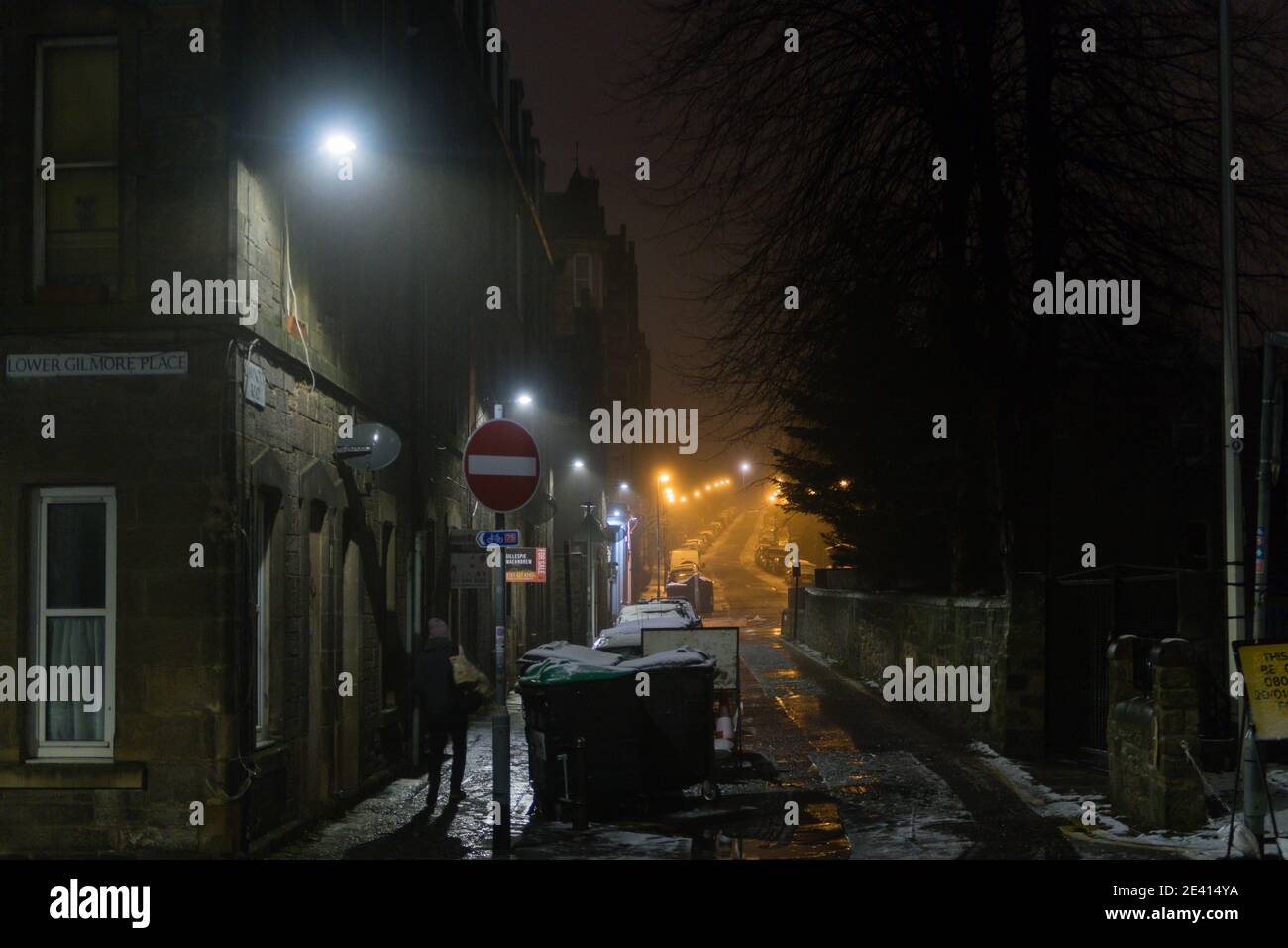 Winter snow edinburgh hi-res stock photography and images - Alamy