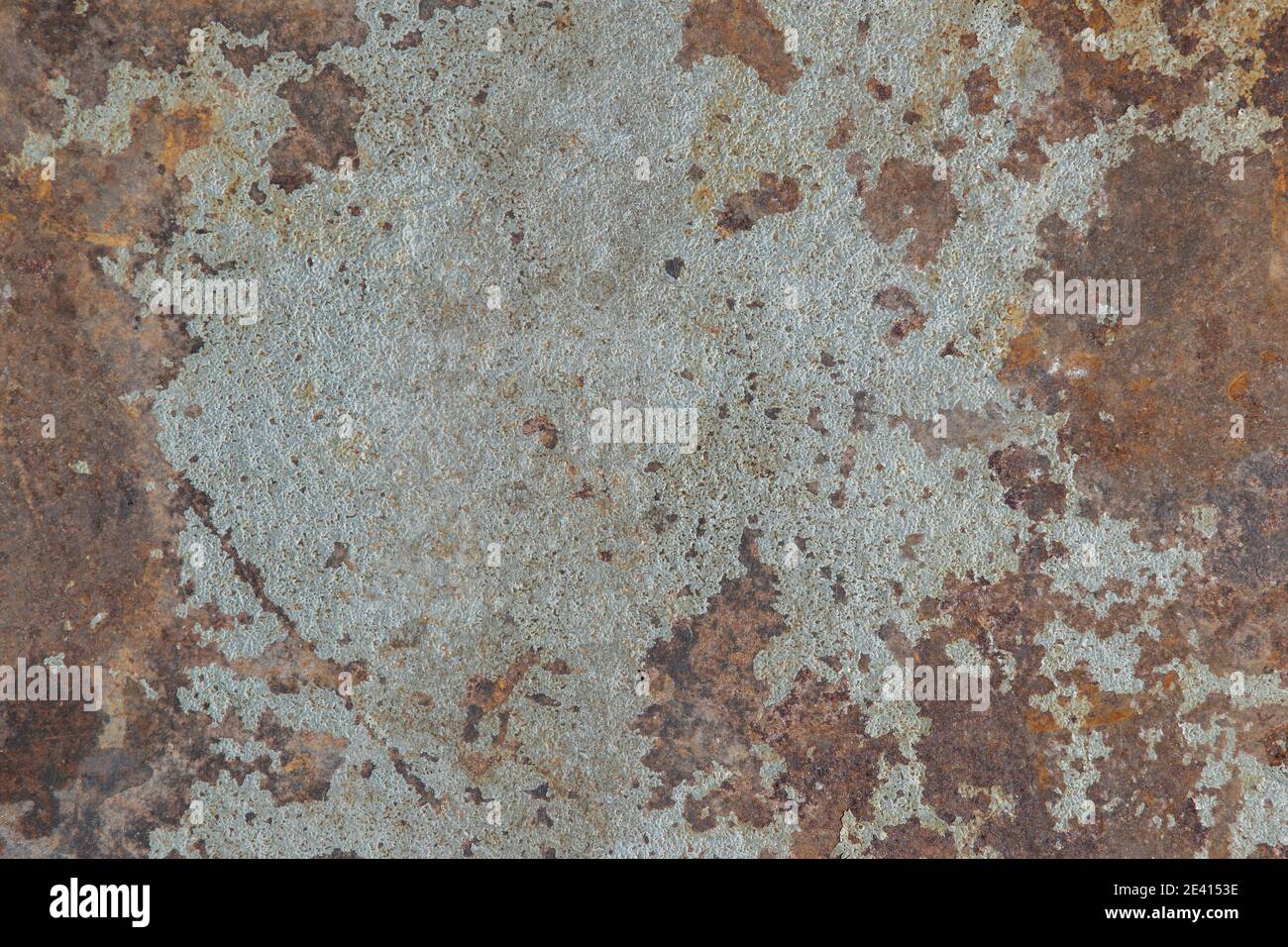 Dark Hard Rust On An Old Sheet Of Metal Texture. Iron Surface Full Area ...
