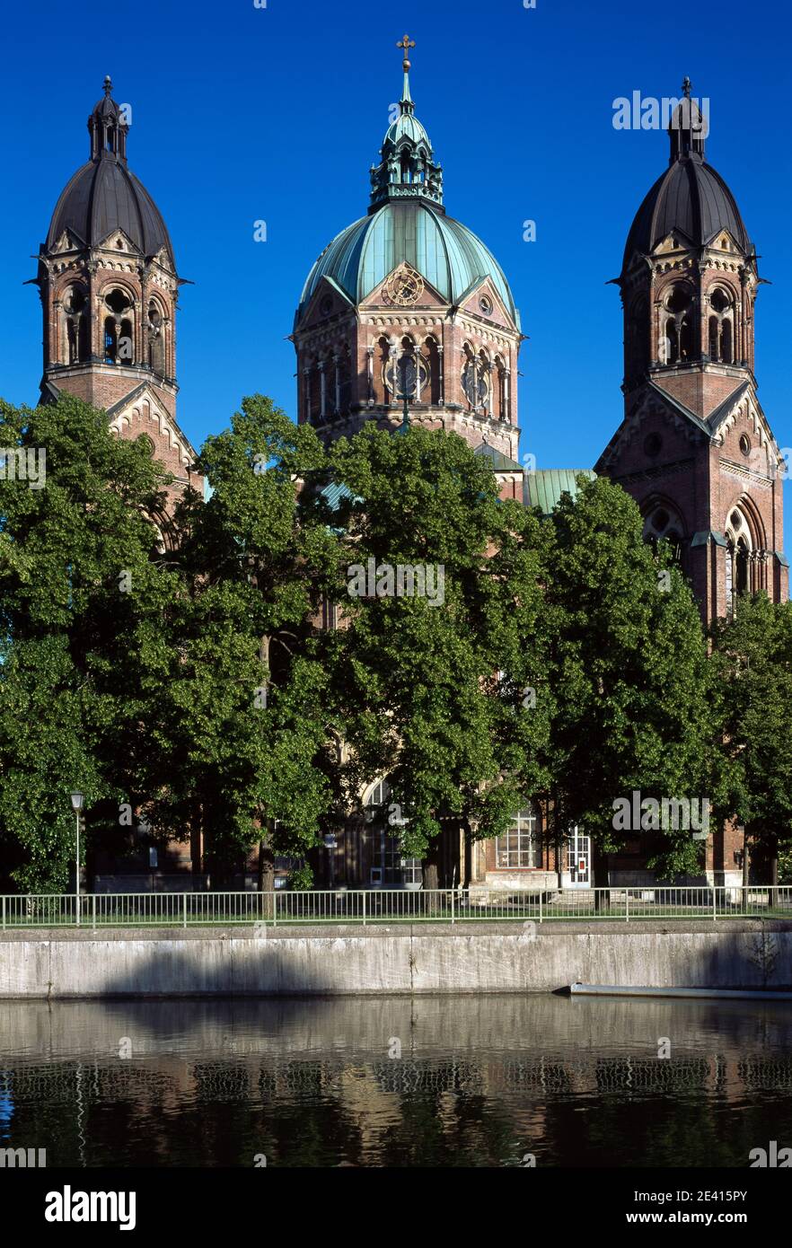 Lukaskirche, Architekt Albert Schmidt, 1893-1896 Stock Photo - Alamy