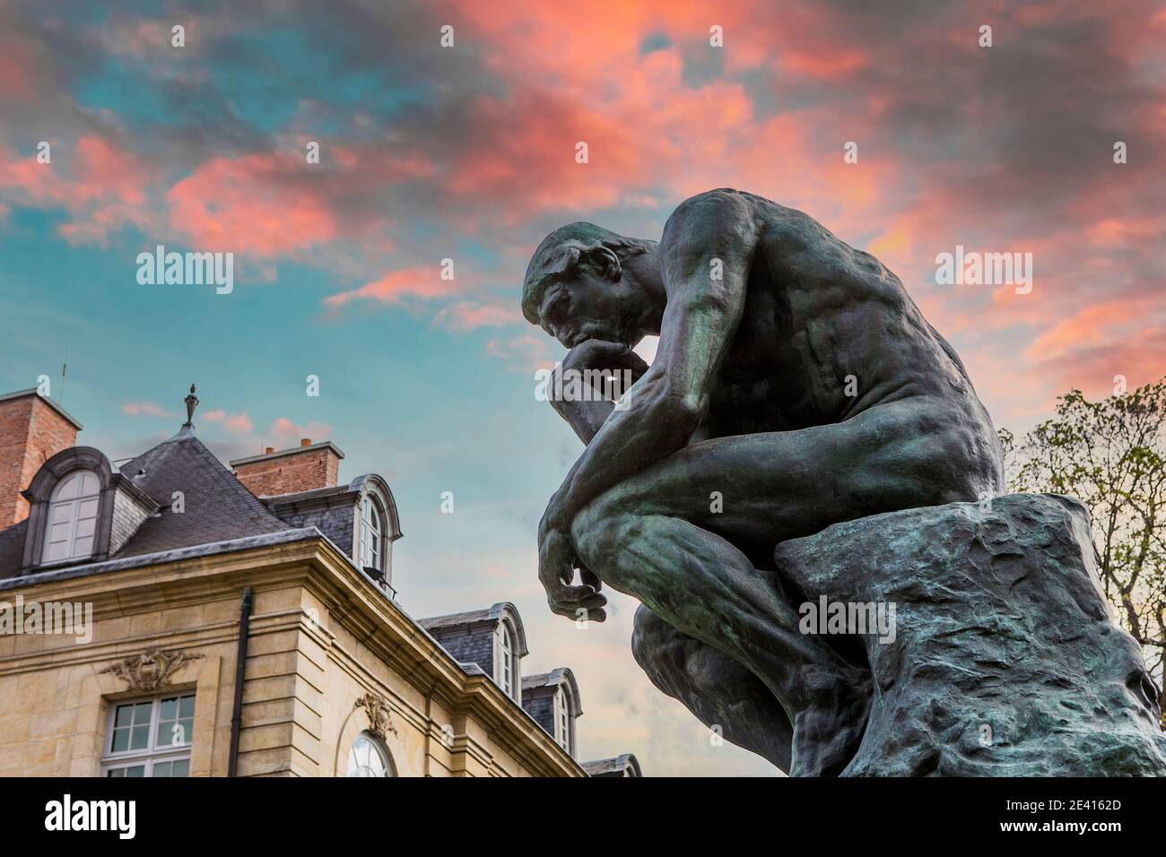 PARIS, FRANCE, APRIL 23, 2017 : exteriors, sculptures and gardens of ...