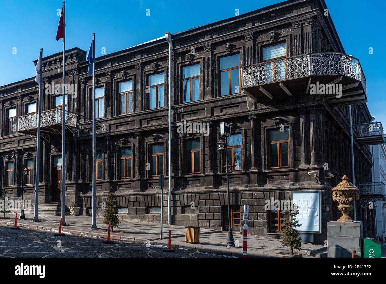 Russian Baltic style buildings in Kars, Turkey. Most Russian-era ...
