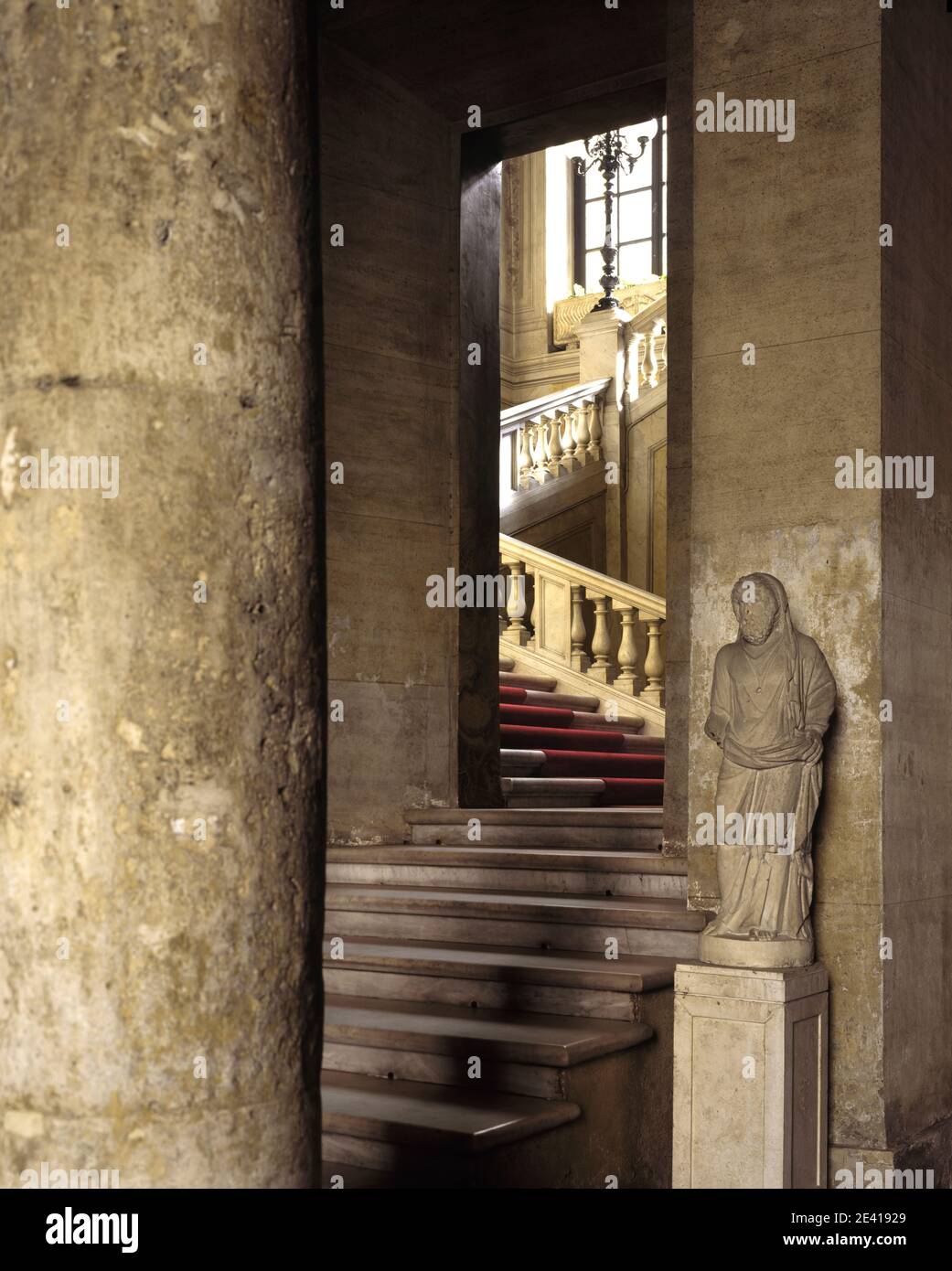 Staircase, Spanish Embassy to the Holy See, Piazza di Spagna, Rome ...