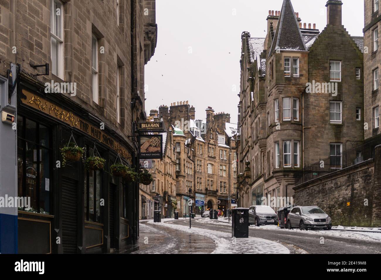 Empty streets scotland hi-res stock photography and images - Alamy