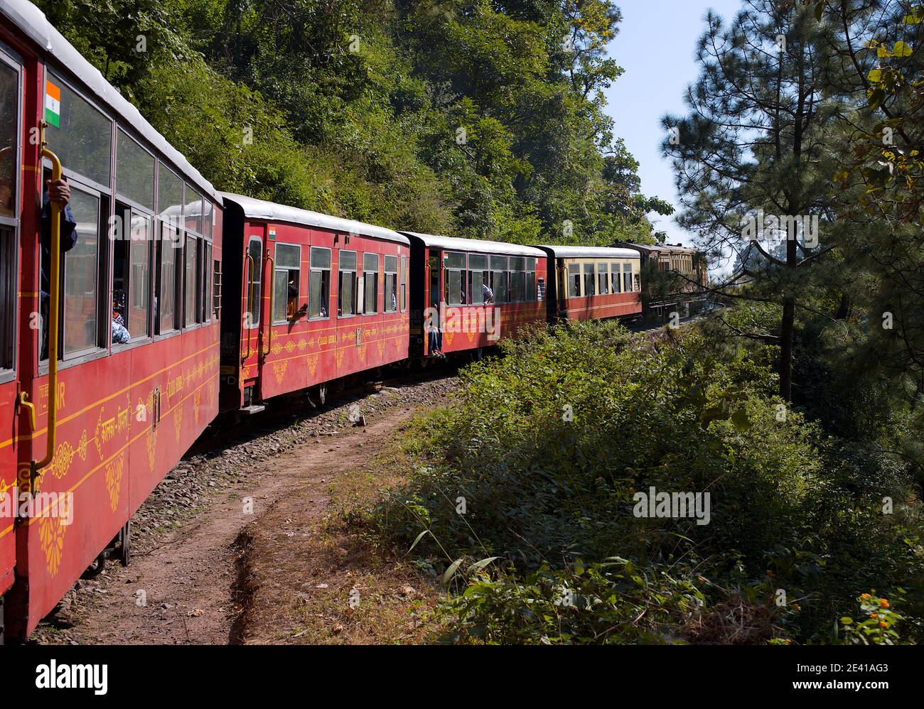 Kalka To Shimla Mountain Railway, India Stock Photo - Alamy