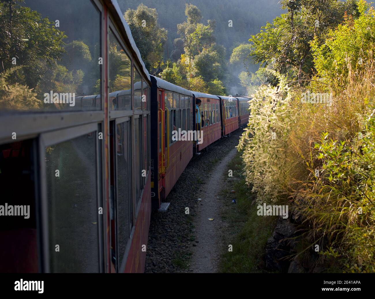 Kalka To Shimla Mountain Railway, India Stock Photo - Alamy