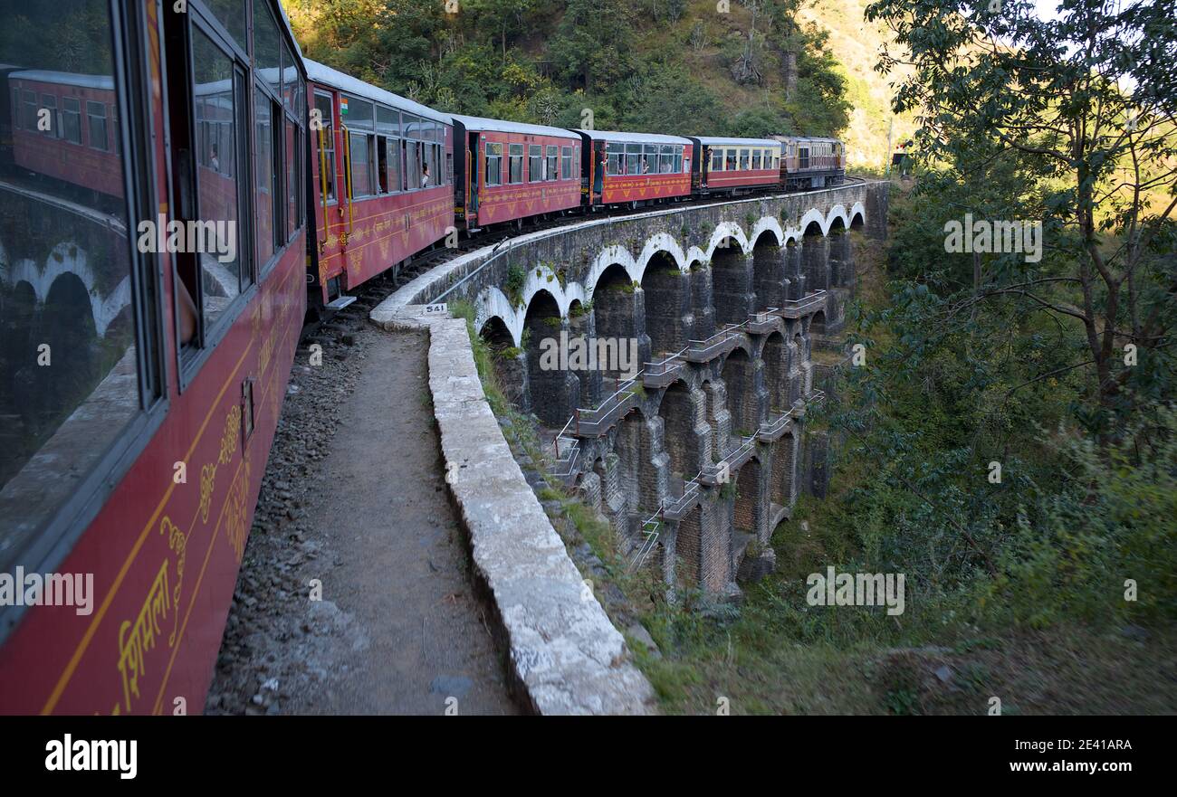 Kalka To Shimla Mountain Railway, India Stock Photo - Alamy