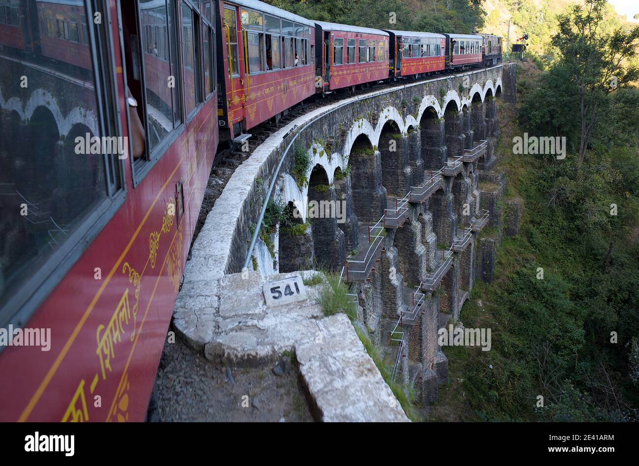 Kalka To Shimla Mountain Railway, India Stock Photo - Alamy