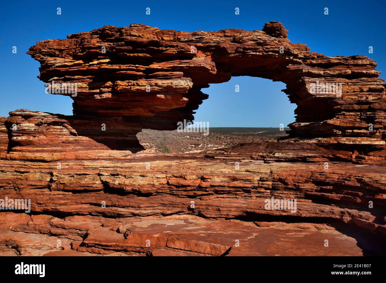 Australia, Kalbarri National Park, nature's window Stock Photo - Alamy