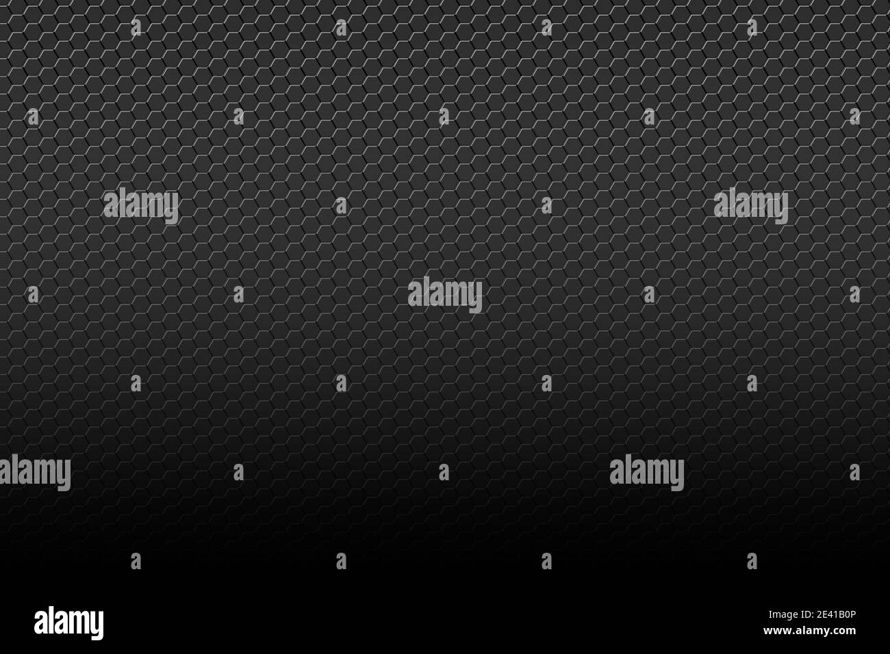 Dark Black background pattern texture with hexagon pattern. Industrial ...