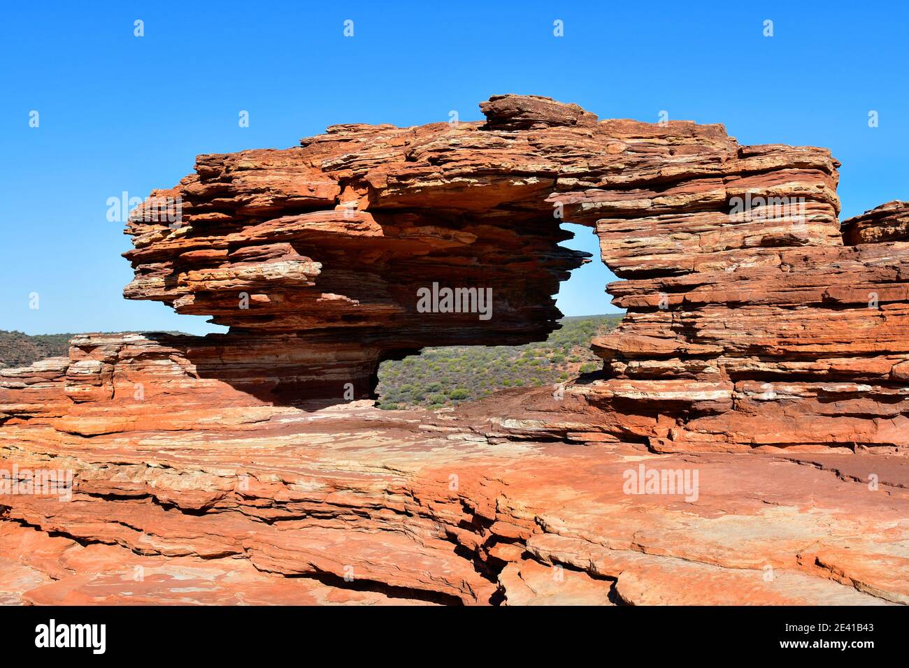 Australia, Kalbarri National Park, nature's window Stock Photo - Alamy