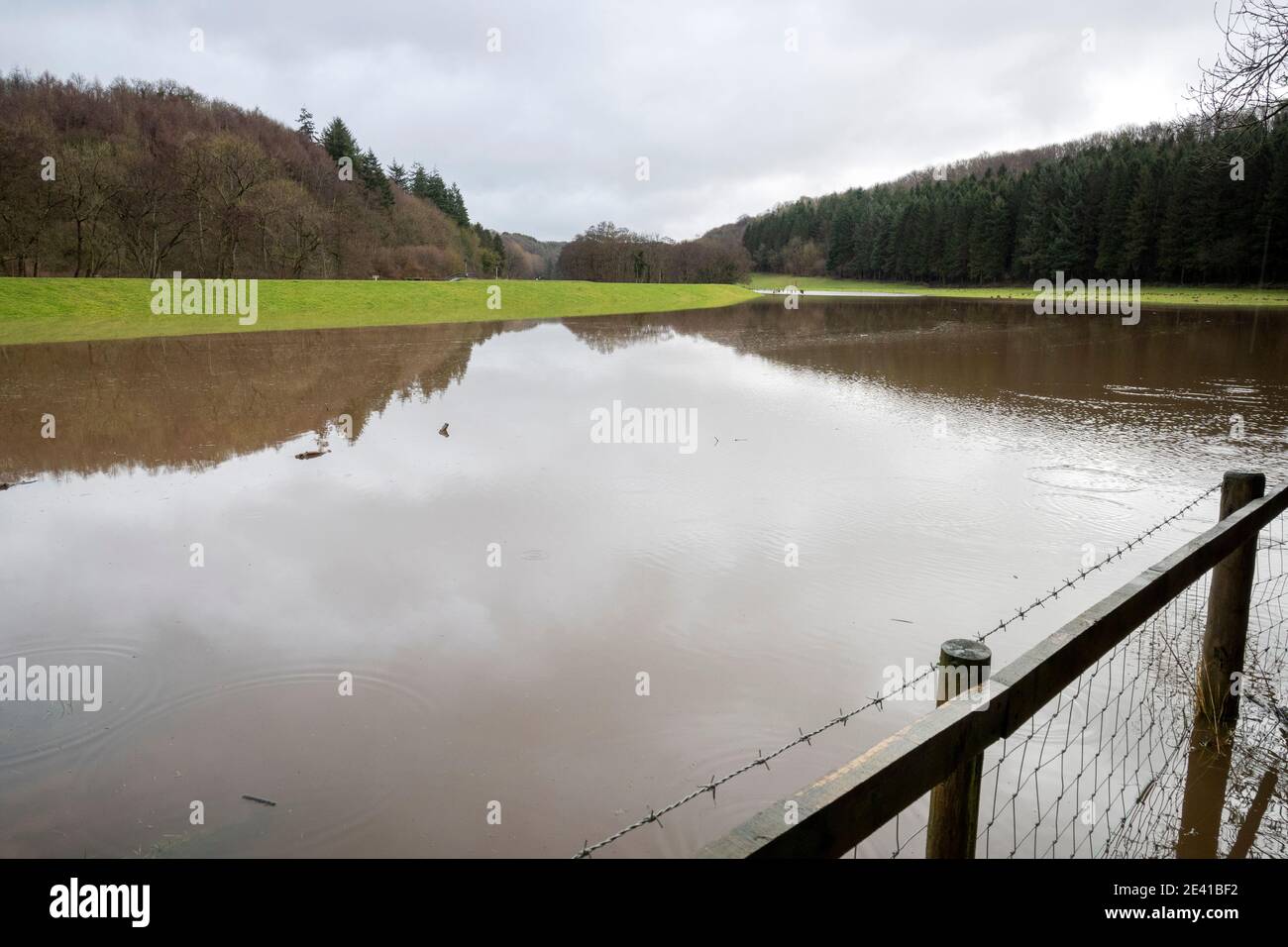 Pickering, England, UK, 22nd January 2021. The town escapes flooding ...