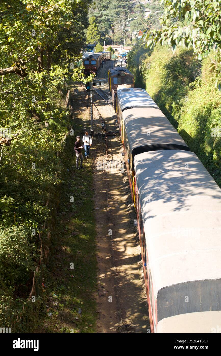 Kalka To Shimla Mountain Railway, India Stock Photo - Alamy