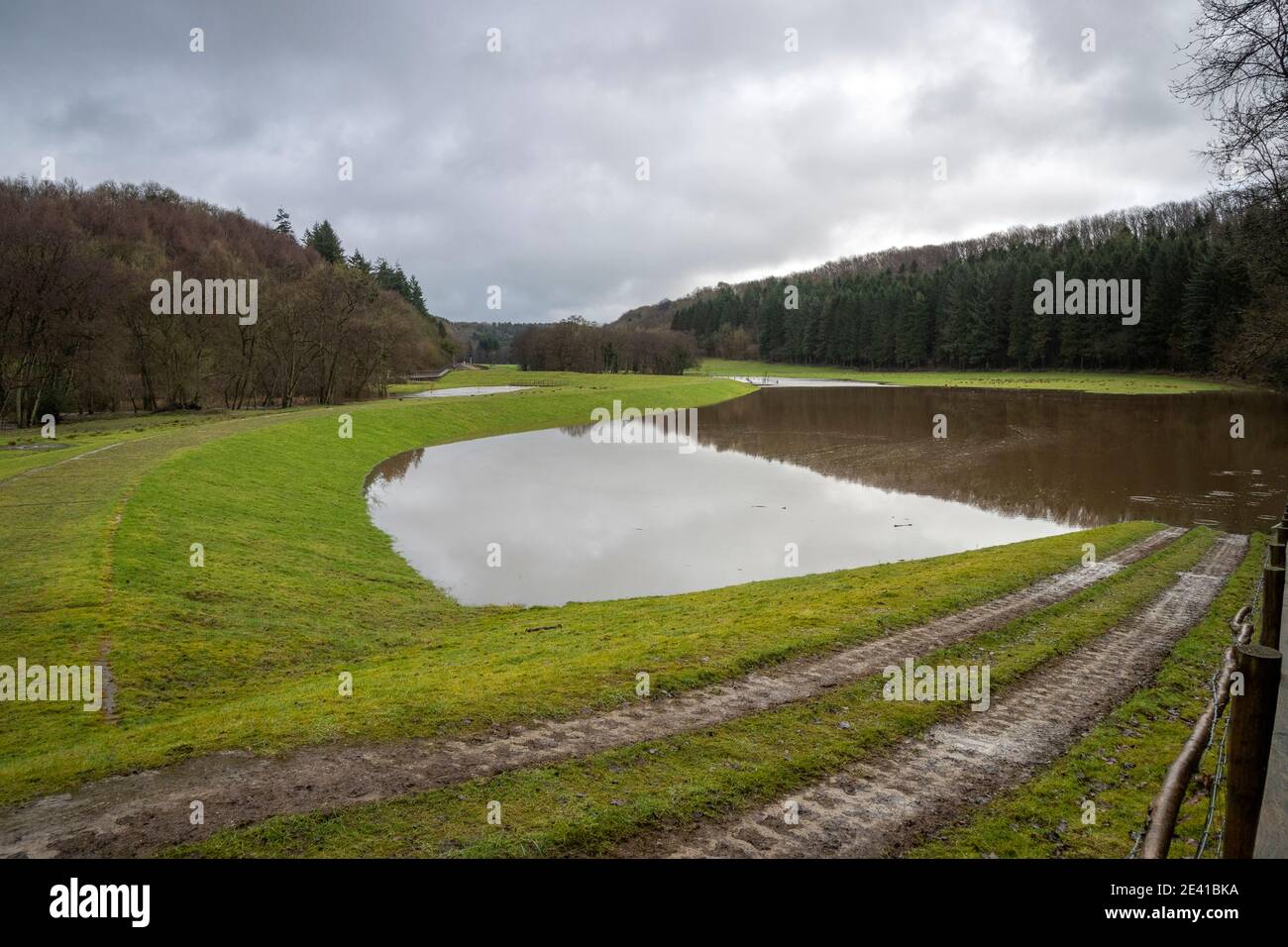 Pickering, England, UK, 22nd January 2021. The town escapes flooding ...