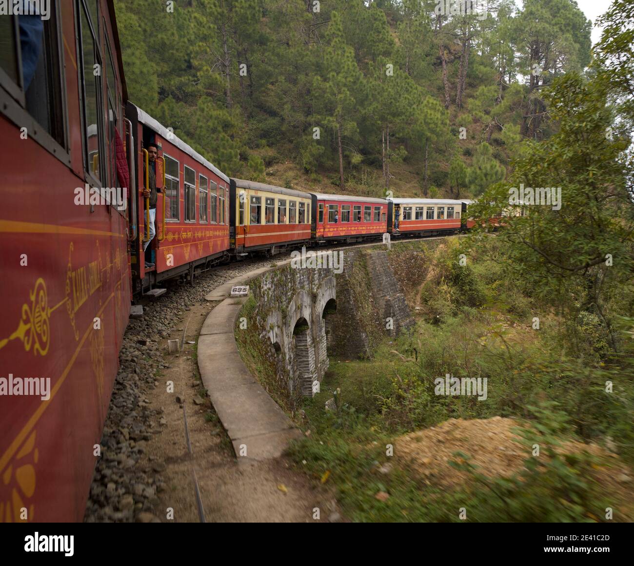 Kalka To Shimla Mountain Railway, India Stock Photo - Alamy