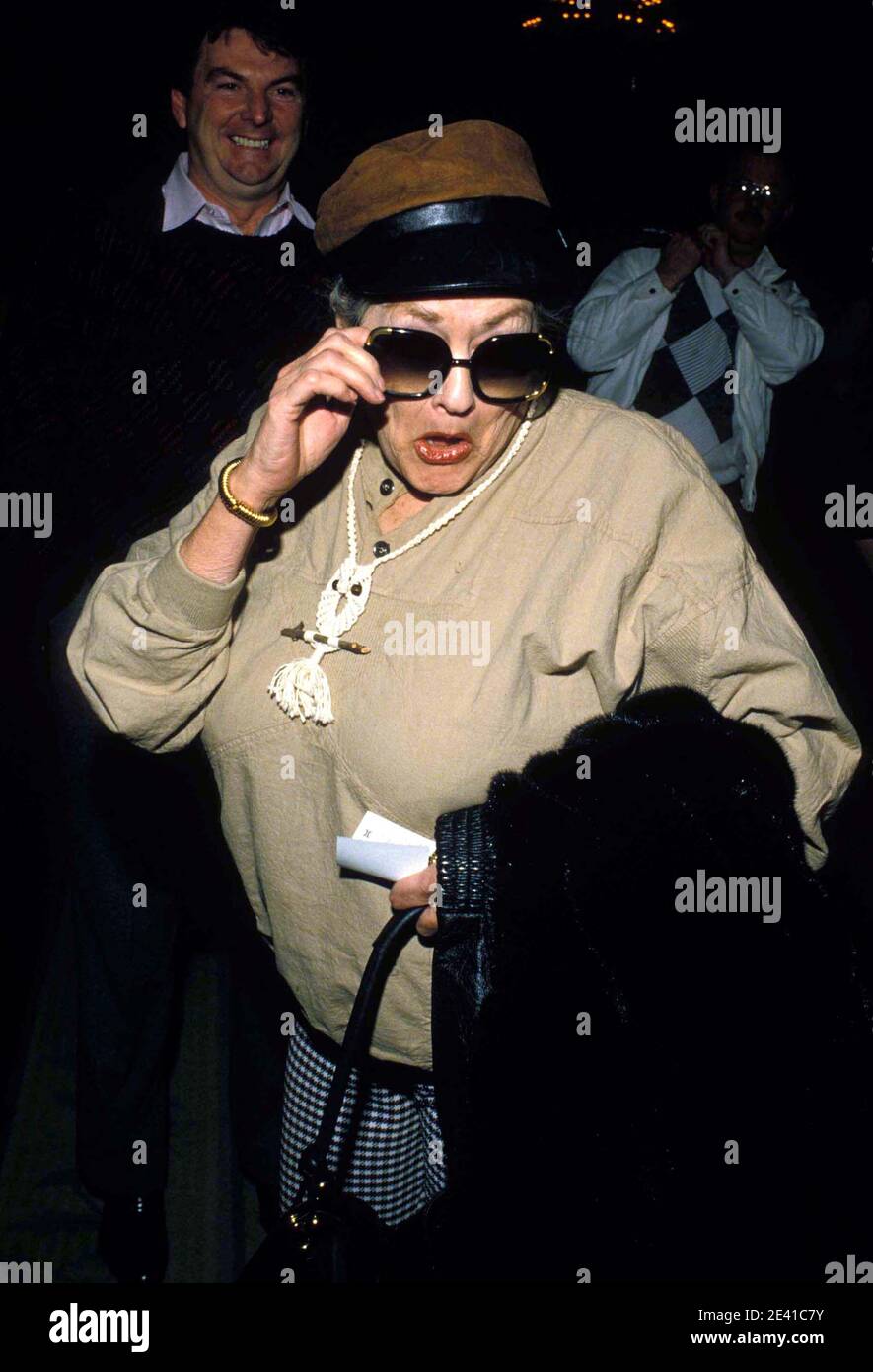 Yvonne De Carlo 1989 Credit: Ralph Dominguez/MediaPunch Stock Photo - Alamy