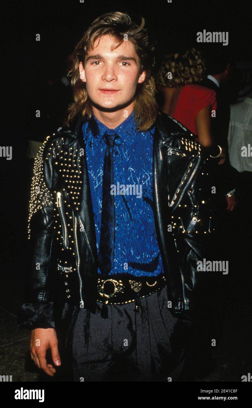 Corey Feldman 1988 Credit: Ralph Dominguez/MediaPunch Stock Photo - Alamy