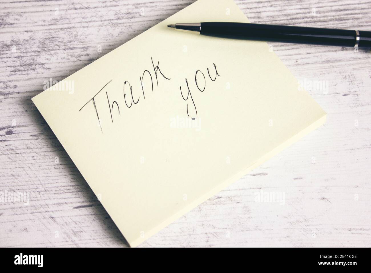 Thank you writing pen hi-res stock photography and images - Alamy