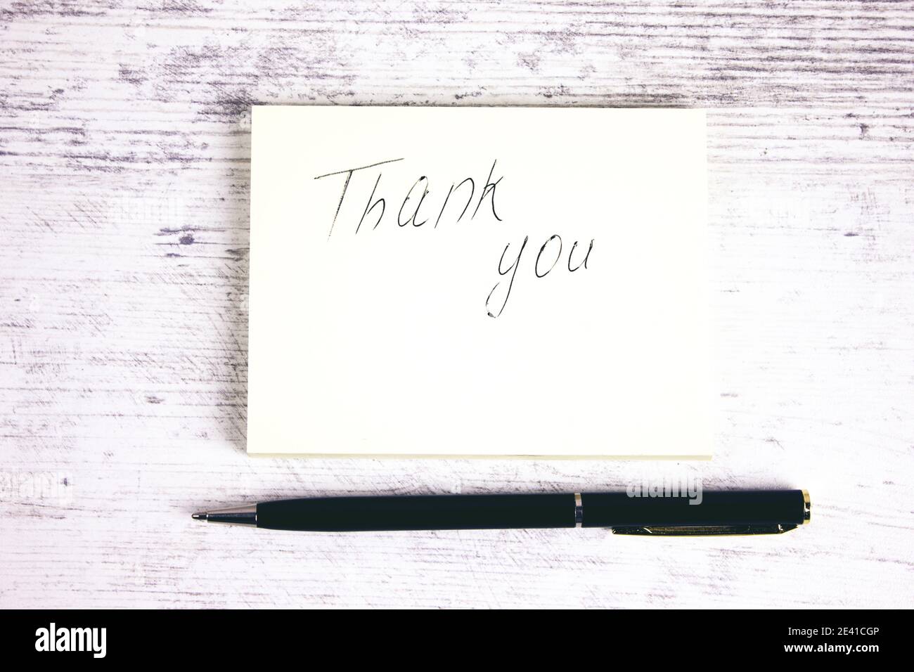 Woman writing thank you note hi-res stock photography and images - Alamy