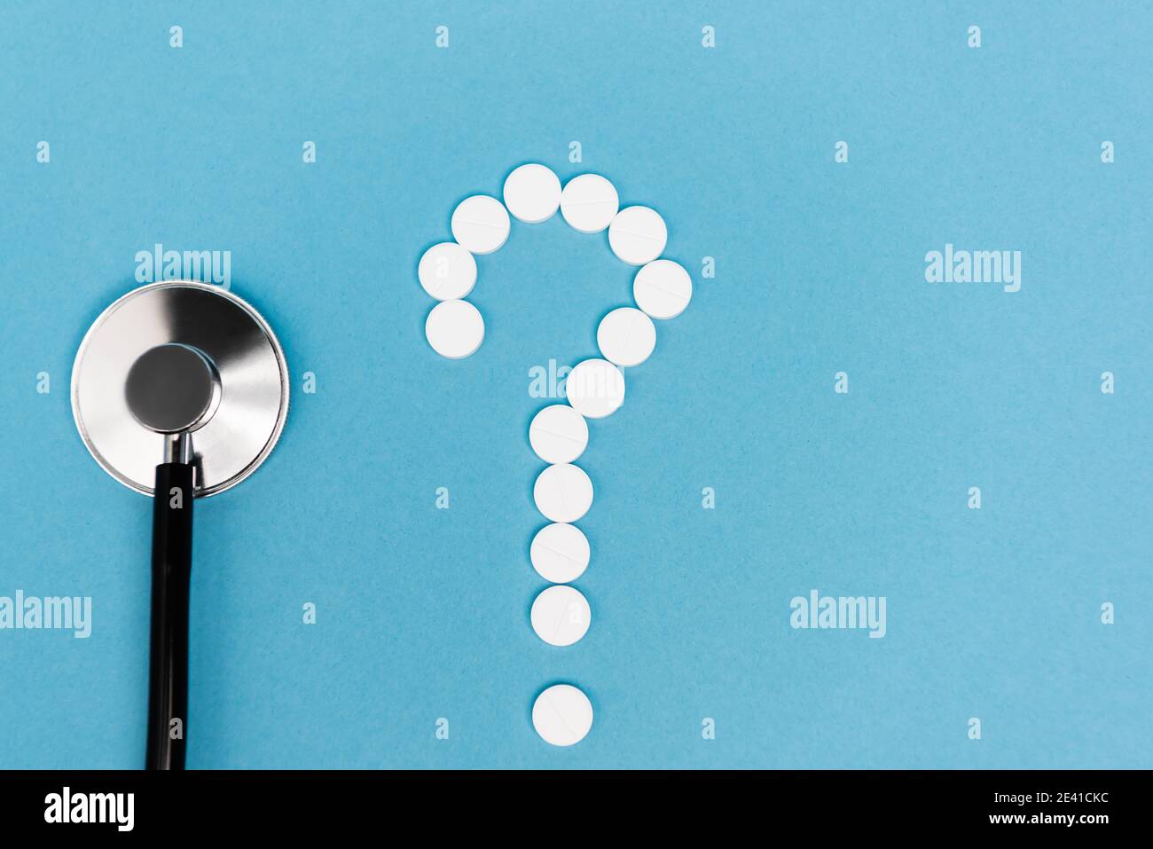 Stethoscope question mark hi-res stock photography and images - Alamy