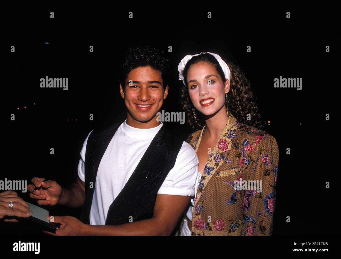 Mario Lopez And Elizabeth Berkley 07-1989 Credit: Ralph Dominguez ...